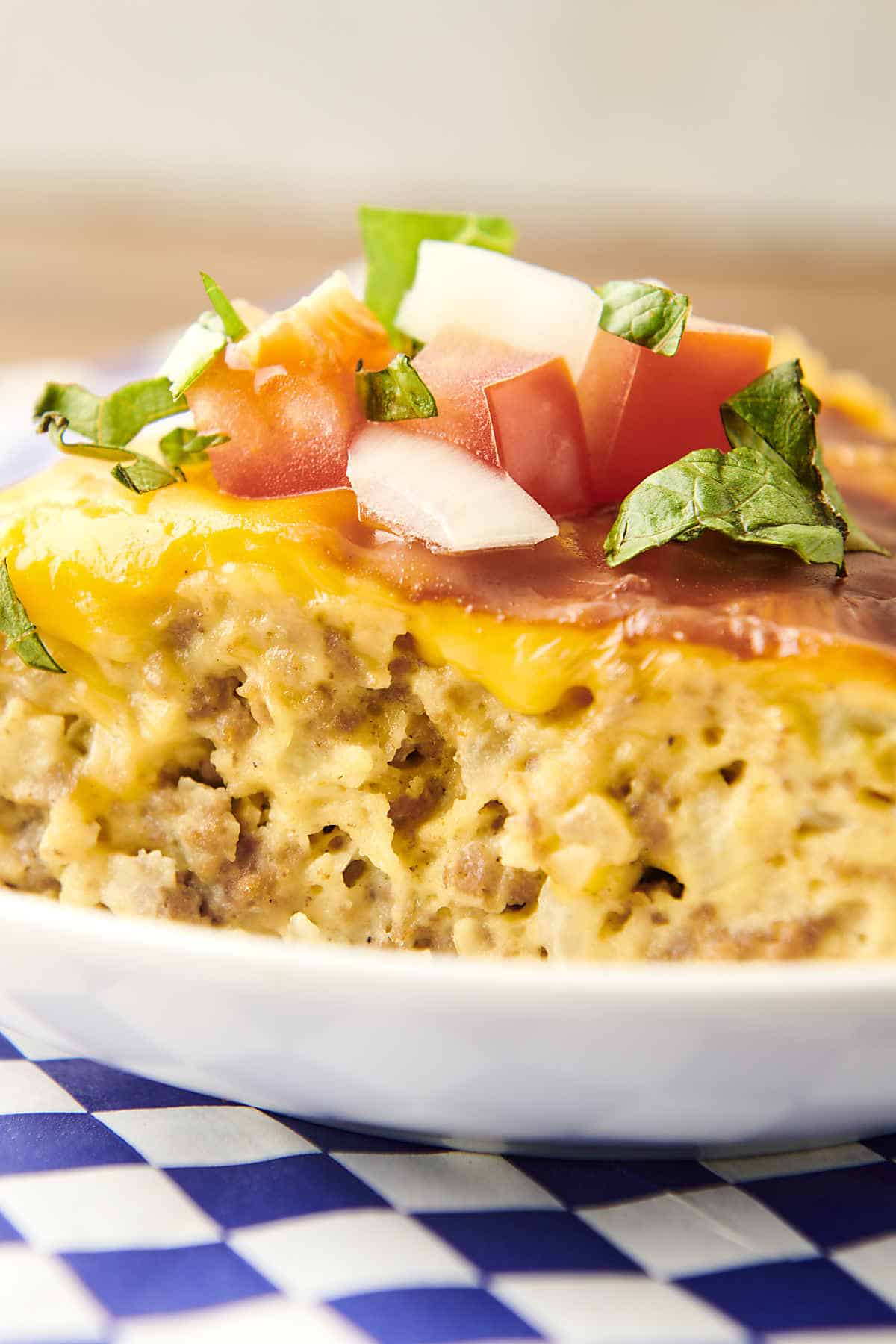 Impossible Cheeseburger Pie - with Bisquick