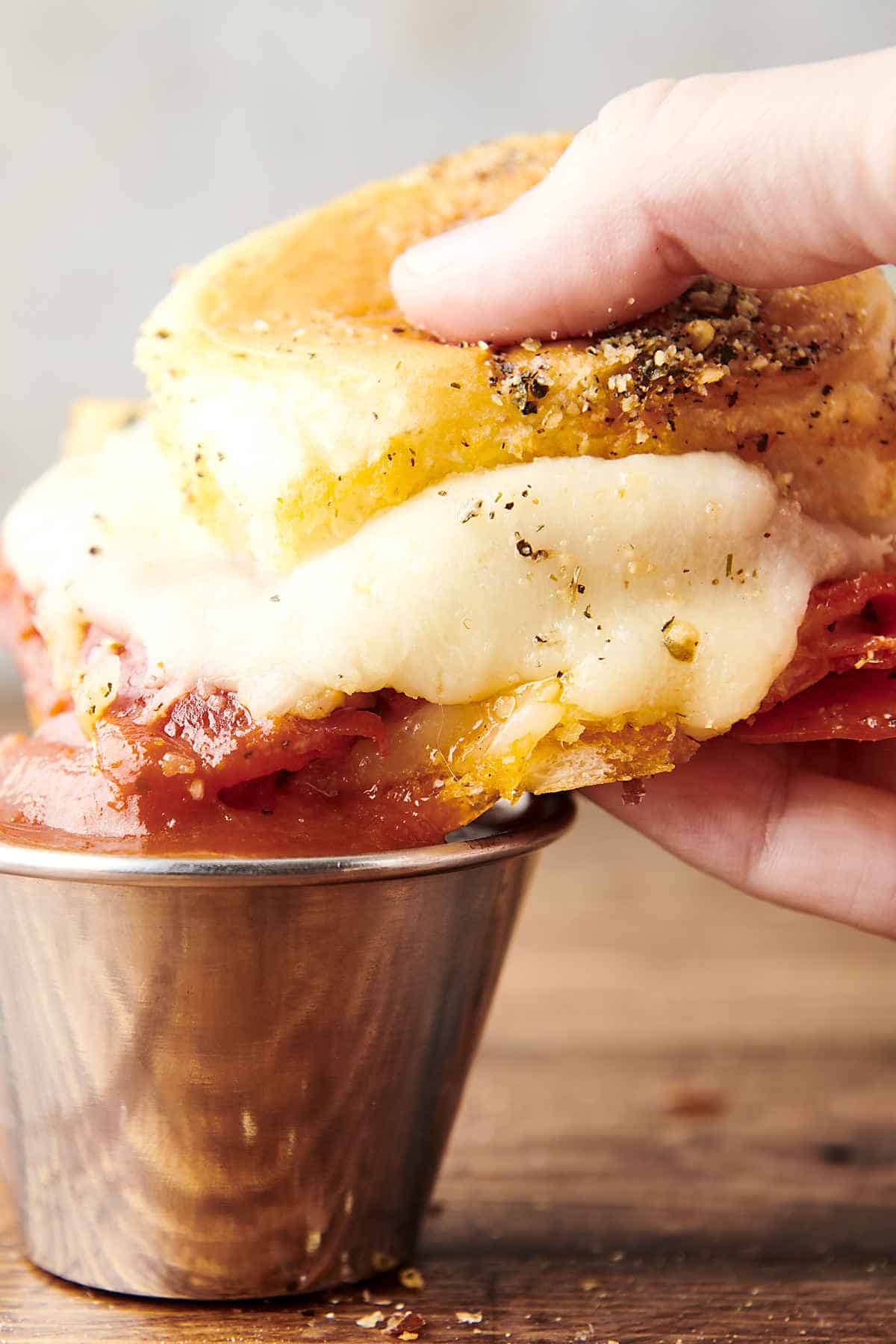 Pizza Sliders - with Hawaiian Rolls and Pepperoni (Variations Included!)