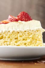 Easy Tres Leches Cake - with Boxed Cake Mix