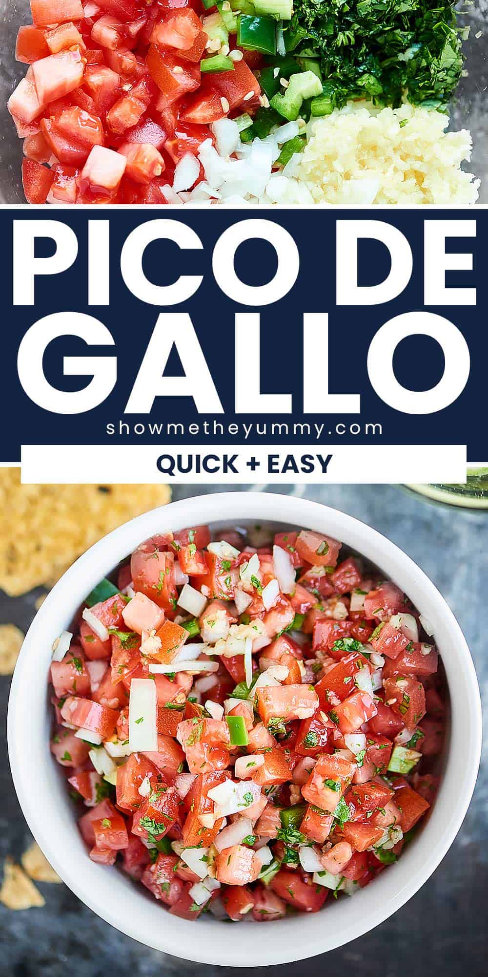 Easy Pico de Gallo Recipe - 6 Ingredients & 10 Minutes!