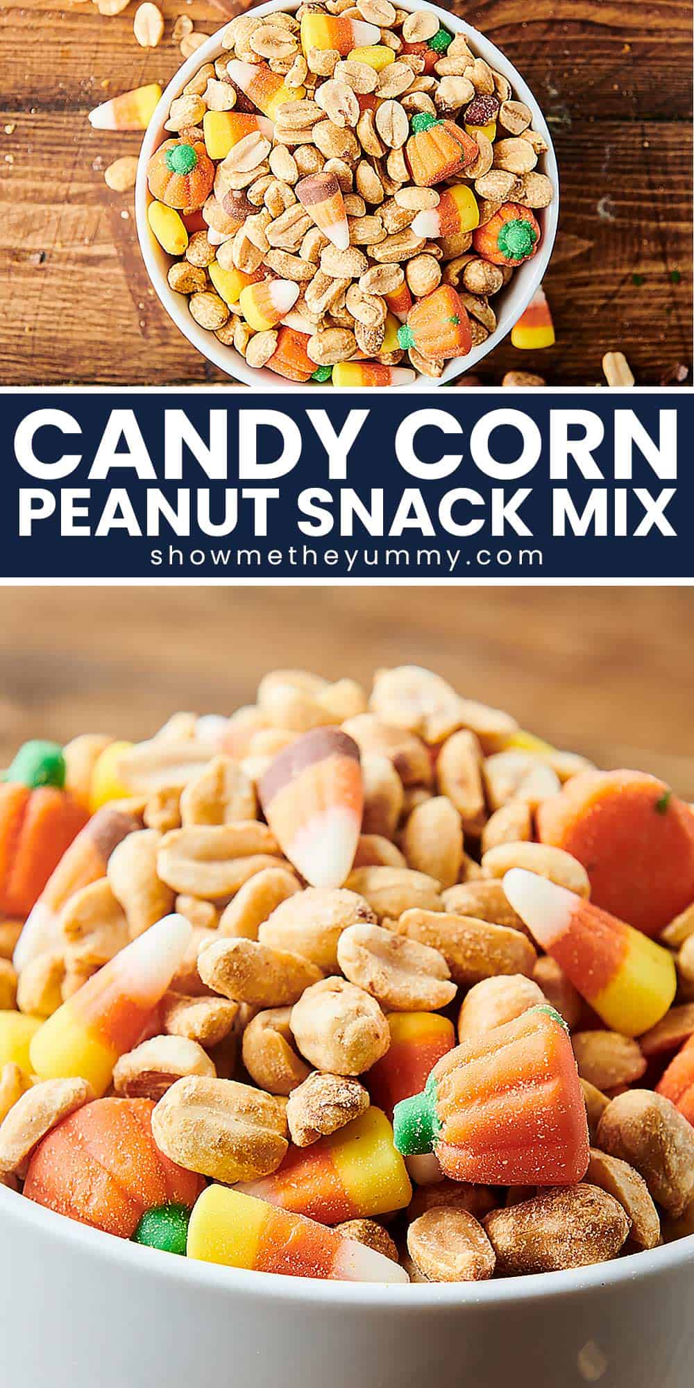 Candy Corn and Peanut Snack Mix - Sweet and Salty Party Treat