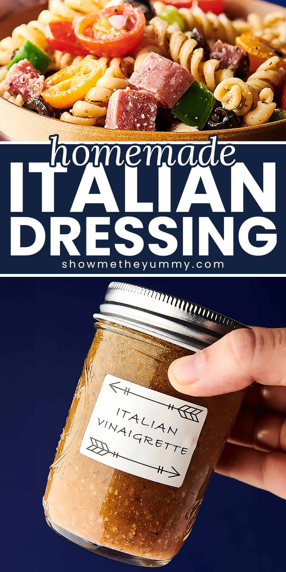 Homemade Italian Dressing Recipe - Healthy Vinaigrette - 5 Minute Prep
