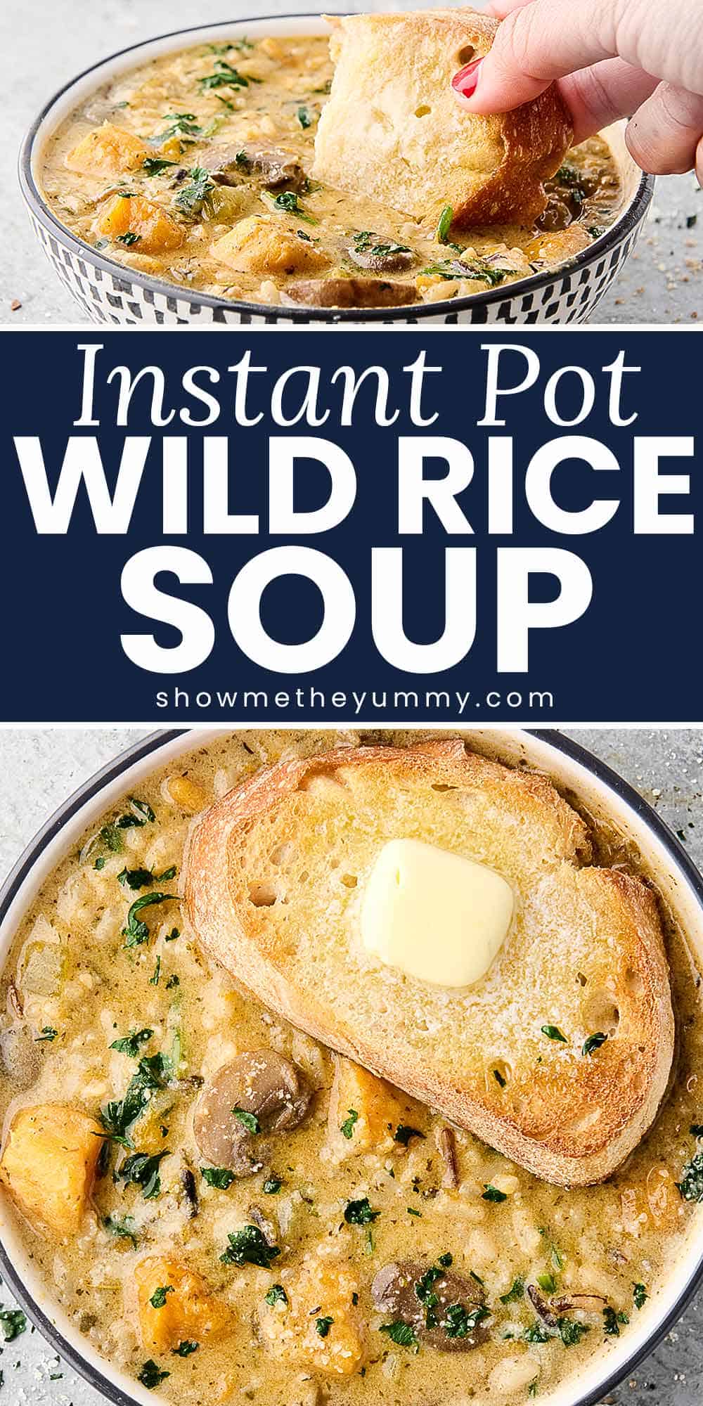 Instant Pot Wild Rice Soup - Creamy Coconut Milk Vegan Soup